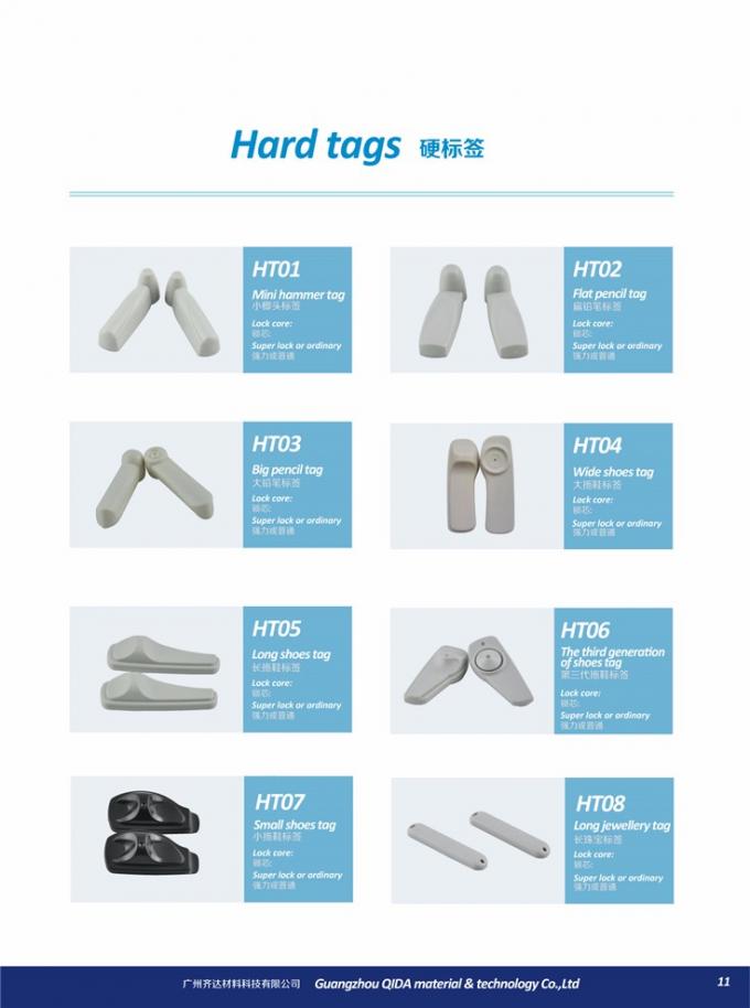 Security EAS Soft Label With Removable Lanyard Wire Cable , Anti -Theft Tag