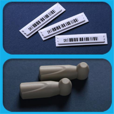 Customized Barcode EAS Source Tagging / Clothing Security Tags