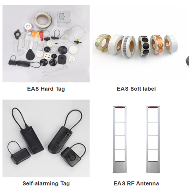 40mm RF 58khz Am Security Labels For Supermarket / Soft Security Tags