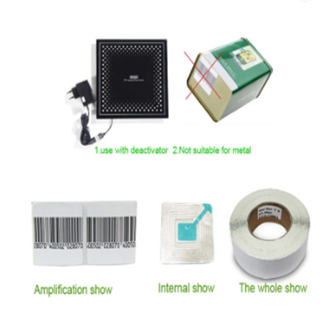 8.2mhz Eas Rf Label Deactivate Security Tag Retail Security Magnetic Rf ...